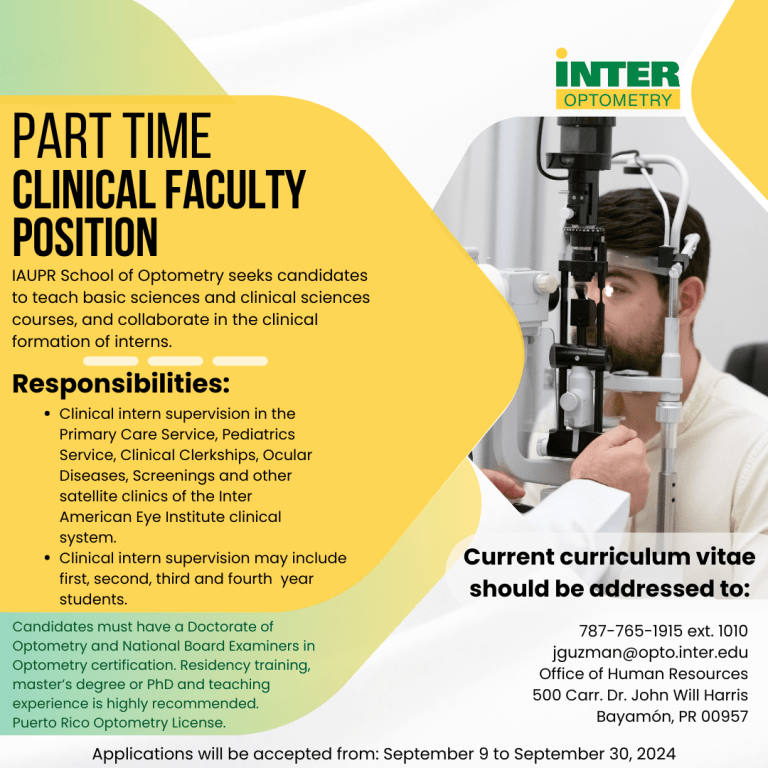Home - Inter American University of Puerto Rico School of Optometry
